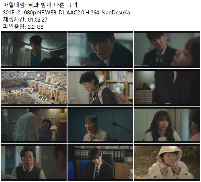 낮과 밤이 다른 그녀 S01e12 1080p Nf Web Dl Aac2 0 H 264 Nandesuka 토렌트
